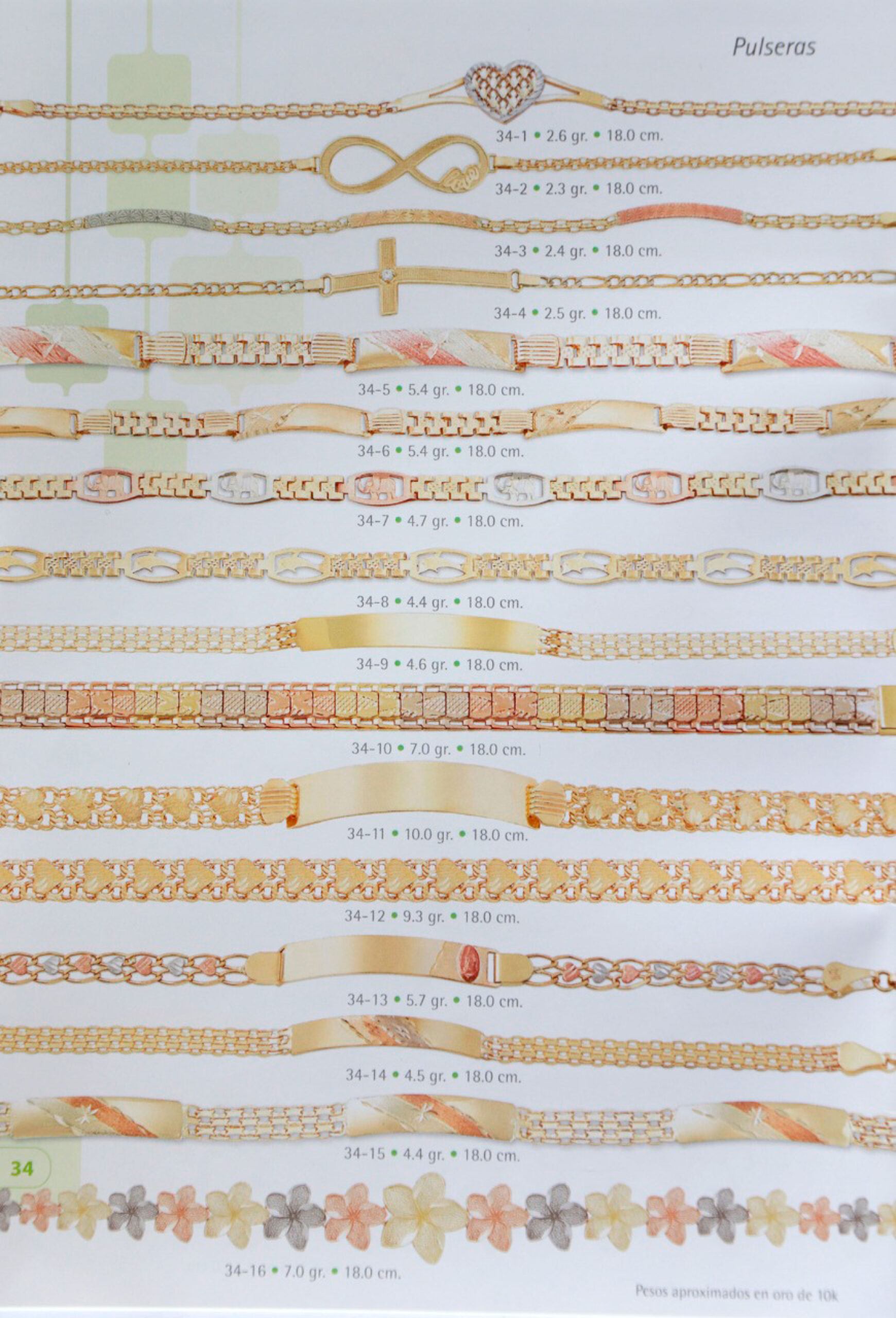 Joyería por Mayoreo. Oro de 10, 14 y 18 Kilates . JOYEROS.MX