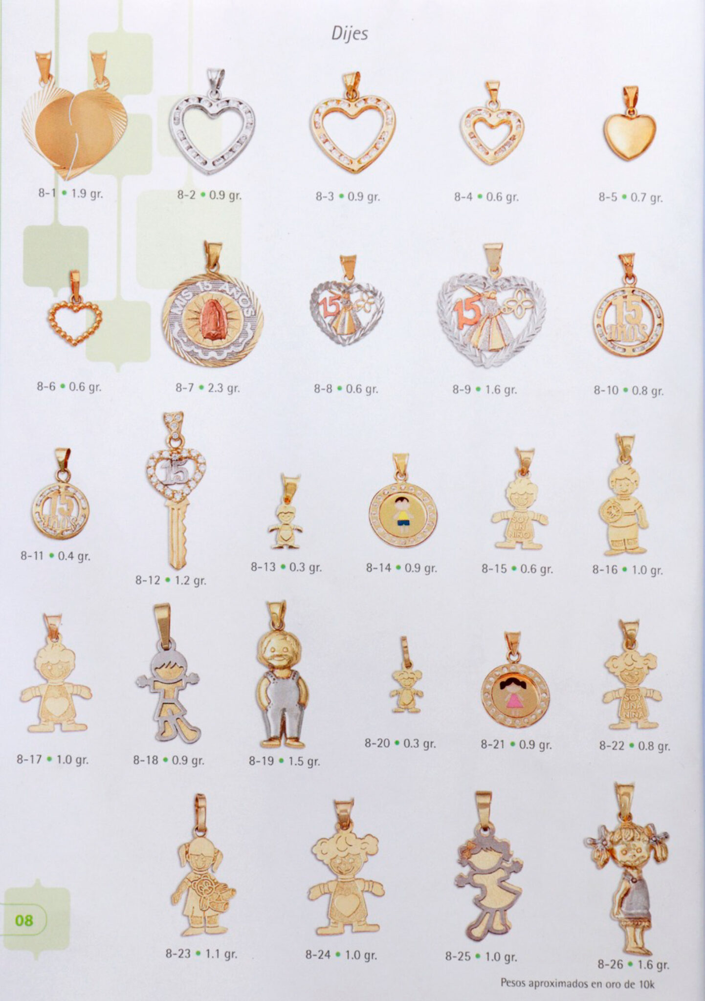 Joyería por Mayoreo. Oro de 10, 14 y 18 Kilates . JOYEROS.MX