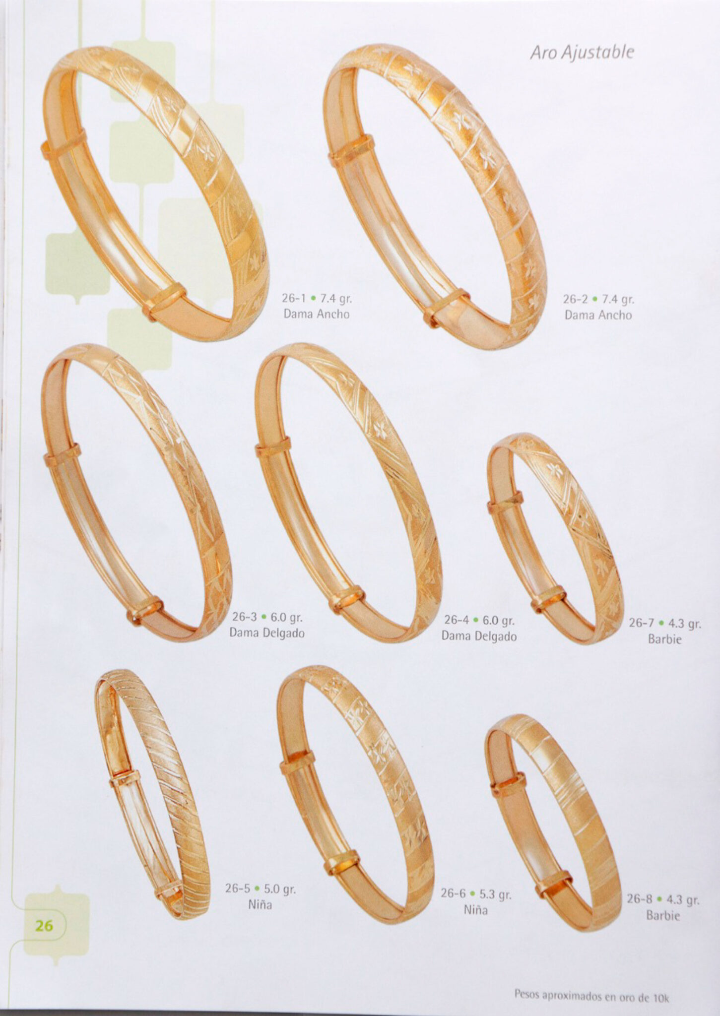 Joyería por Mayoreo. Oro de 10, 14 y 18 Kilates . JOYEROS.MX