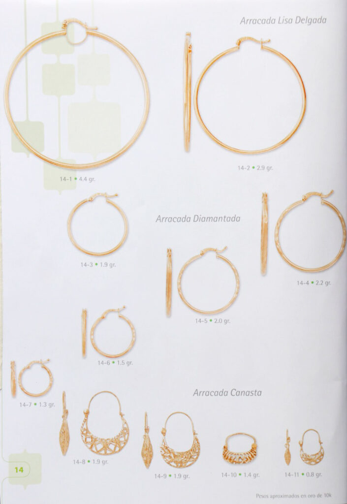 Joyería por Mayoreo. Oro de 10, 14 y 18 Kilates . JOYEROS.MX