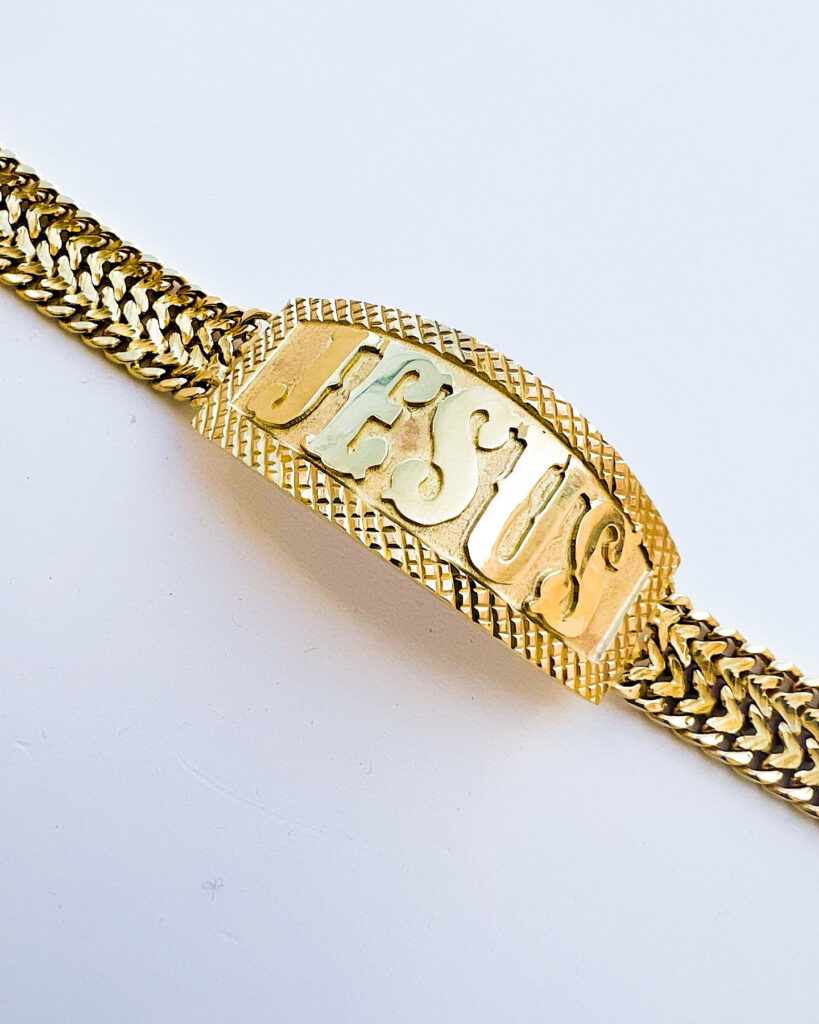 Esclava de Oro con Nombre Grabado en 14k y 10k. Envíos.