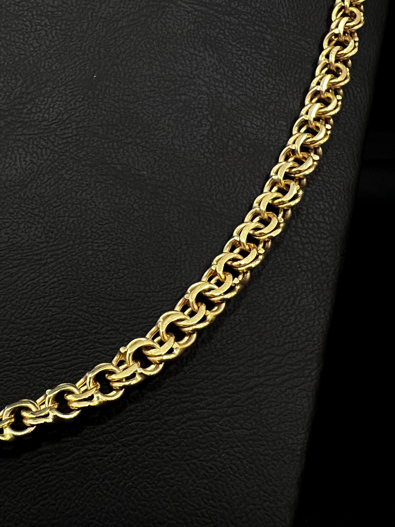 Cadena Tejido Chino de Oro 10k - Joyería Exclusiva en Joyeros.mx