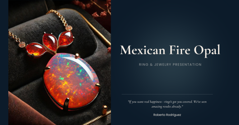 Exquisite Mexican Fire Opal Jewelry - Unique Designs at Joyeros.mx
